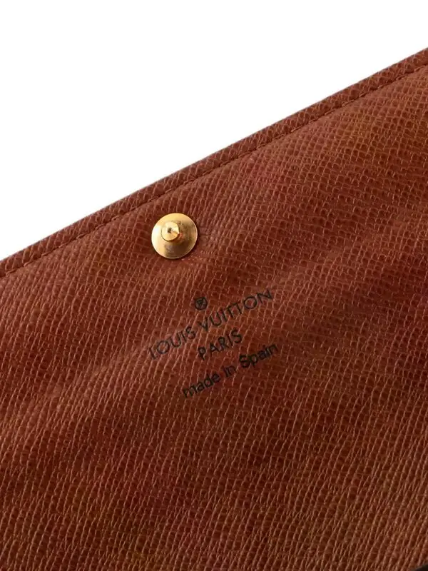 LOUIS VUITTON Sarah Wallet Monogram Canvas Small Wallets