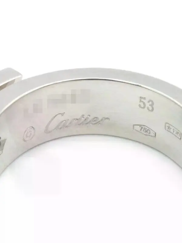 Cartier 18k White Gold Diamond Anniversary Ring