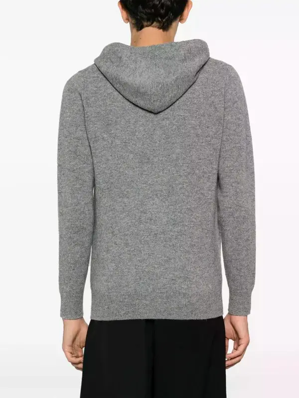 MC2 SAINT BARTH Logo-embroidered Wool Hoodie