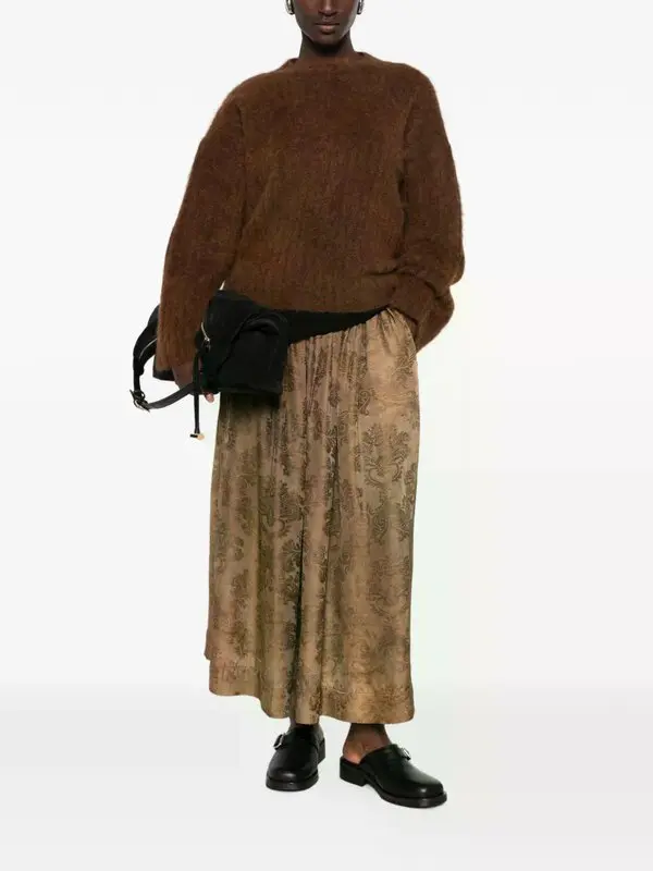 UMA WANG Brushed Crew Neck Sweater