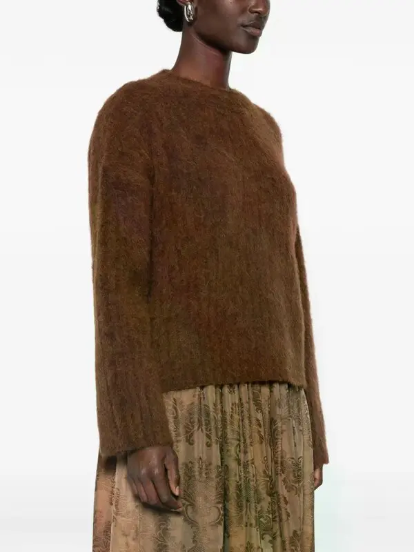 UMA WANG Brushed Crew Neck Sweater
