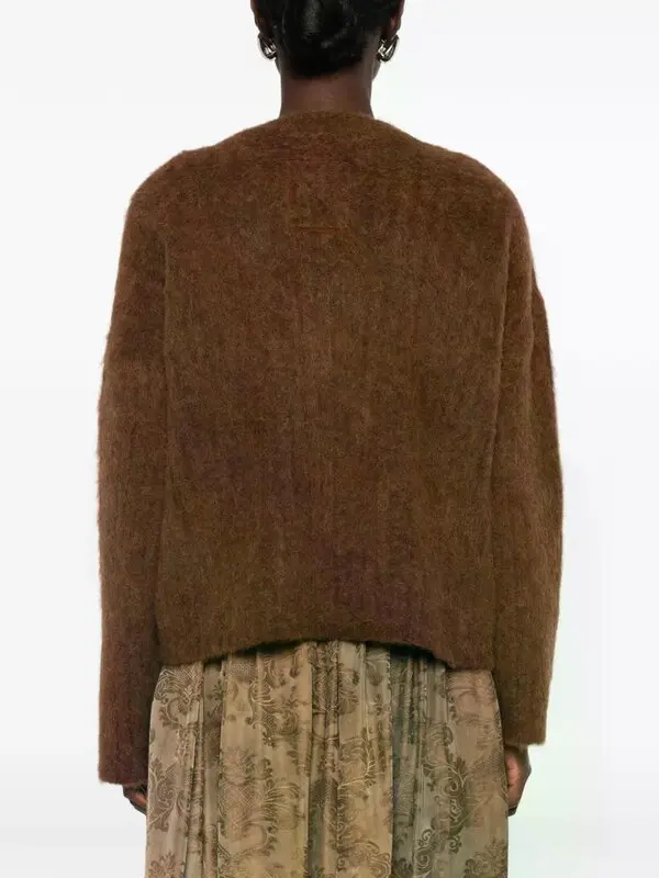 UMA WANG Brushed Crew Neck Sweater