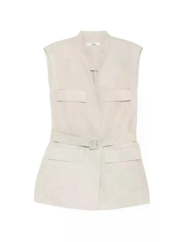 LESS Belted Vest