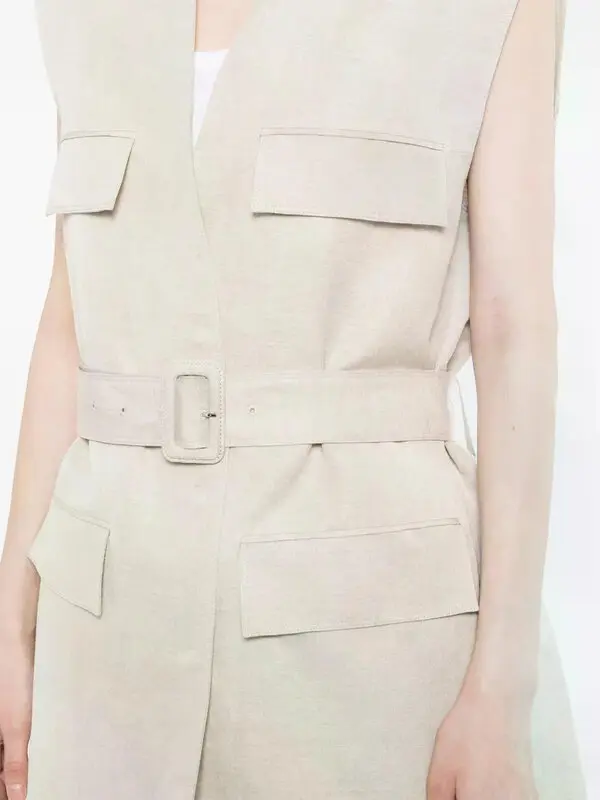LESS Belted Vest