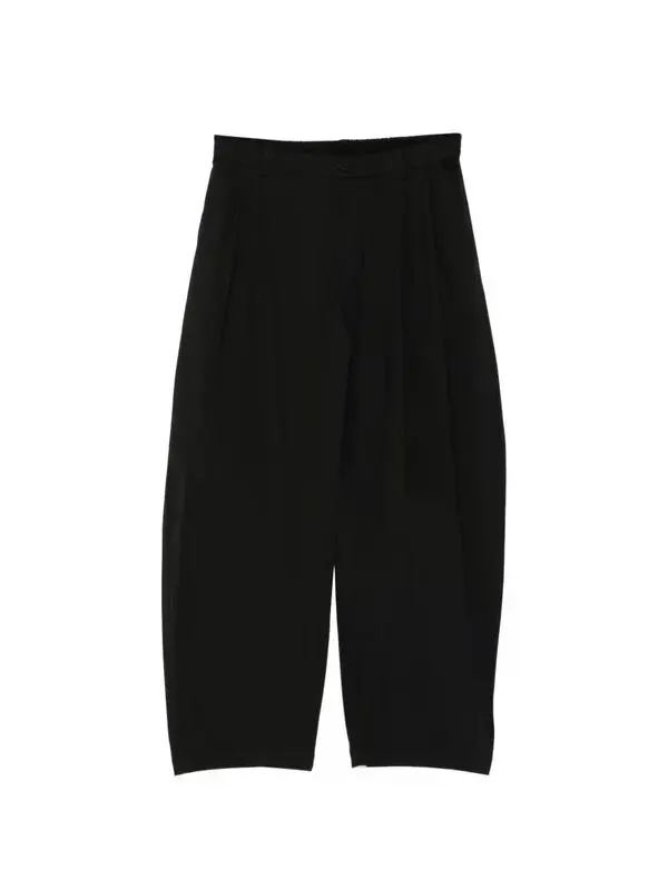 CROQUIS Double-pleat Curved-leg Trousers