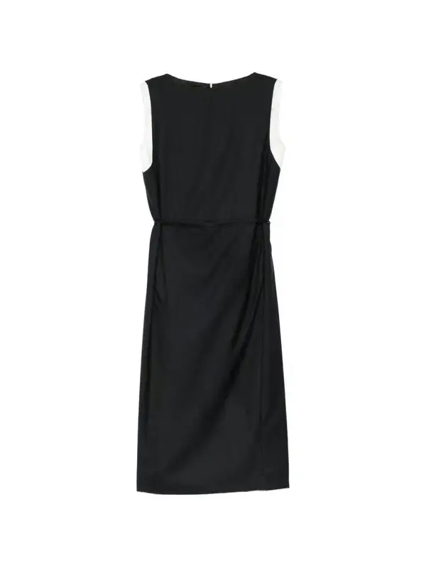 LESS Belted Sleeve Dress