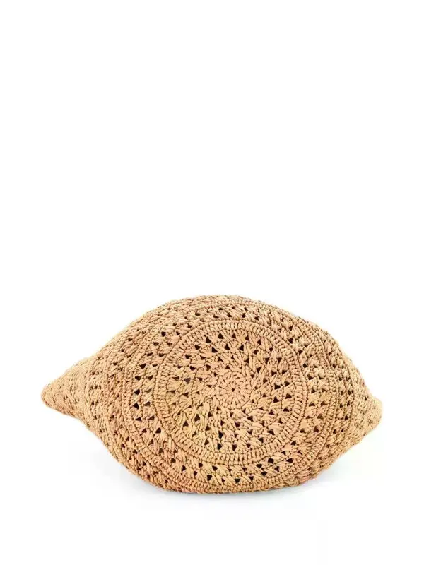 Saint Laurent Panier Monogram Basket Shopper Raffia Medium Tote Bag
