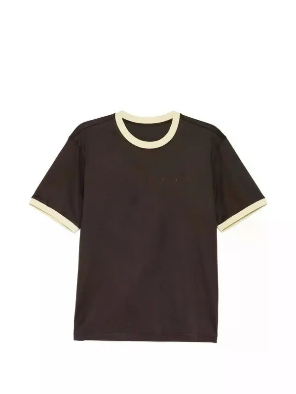 CROQUIS Embroidered-detail Tee
