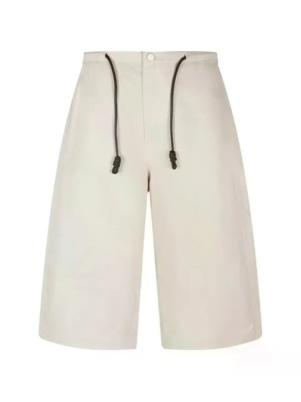 CROQUIS Sailor-knot Drawstring Shorts - Neutrals