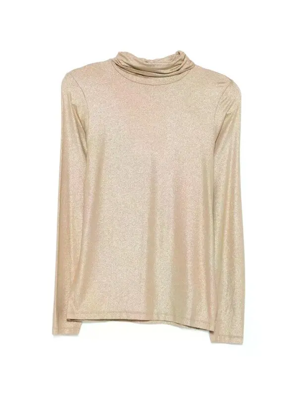 Majestic Filatures Metallic-effect Long-sleeve Top