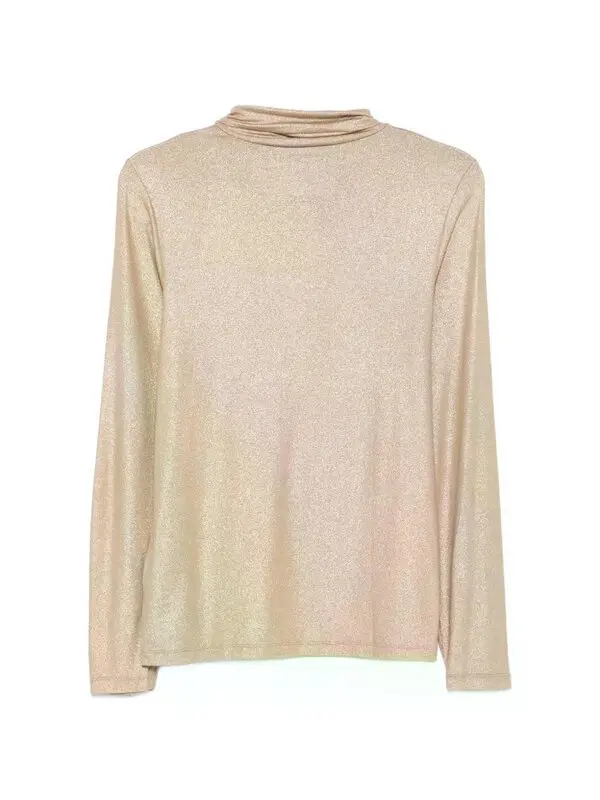 Majestic Filatures Metallic-effect Long-sleeve Top