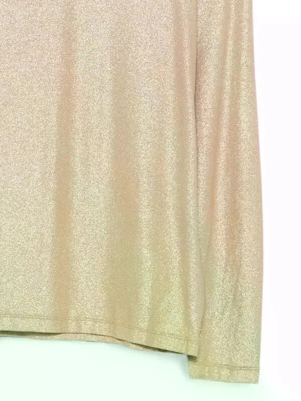 Majestic Filatures Metallic-effect Long-sleeve Top