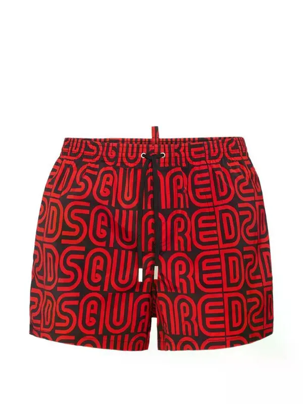 Dsquared2 All-over Logo Midi Swim Boxer