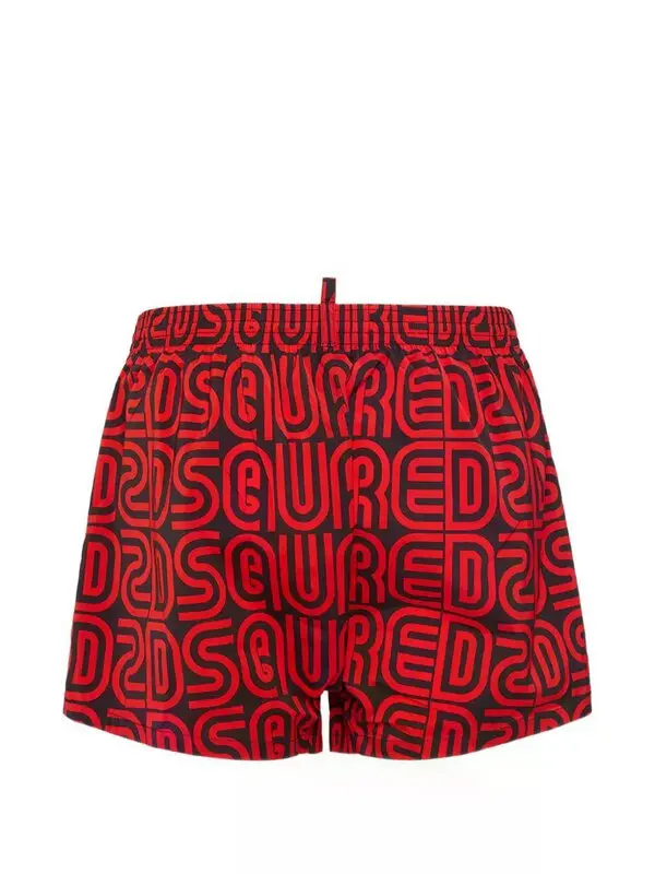 Dsquared2 All-over Logo Midi Swim Boxer