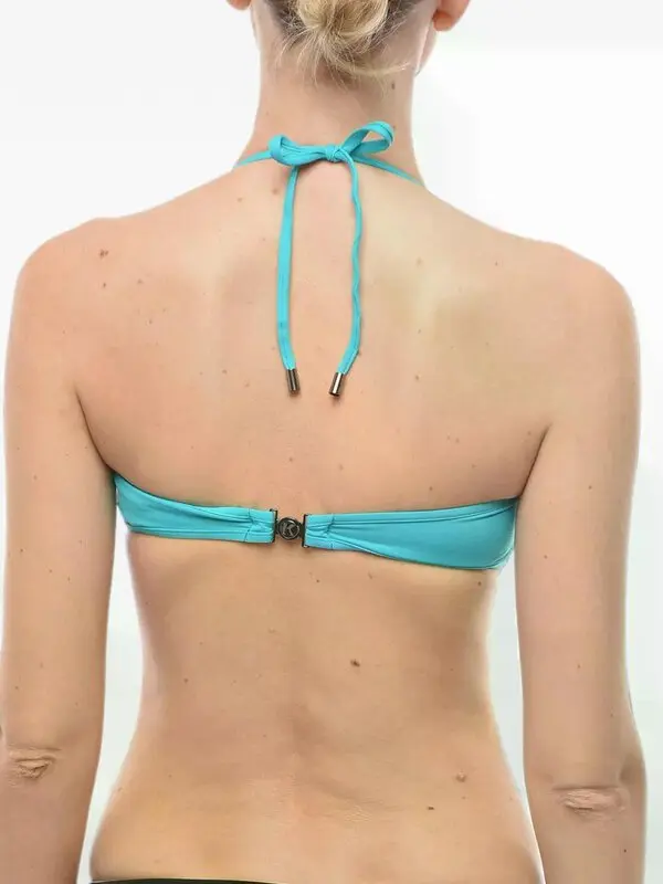 Karl Lagerfeld Logo-print Bikini Top
