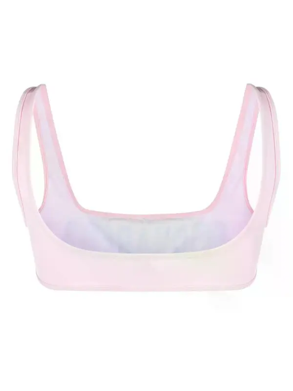 Dsquared2 Technicolor Bandeau-style Bikini Top