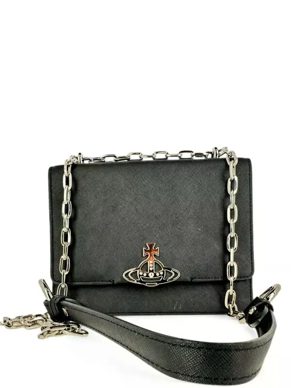 VIVIENNE WESTWOOD Debbie Orb Shoulder Bag - Black