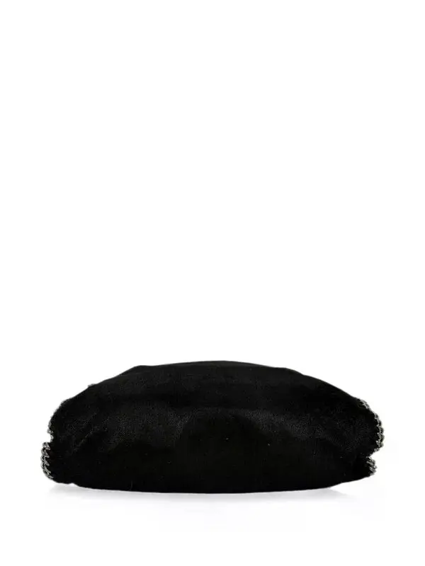 Stella McCartney Falabella Shaggy Deer Tote Bag - Black