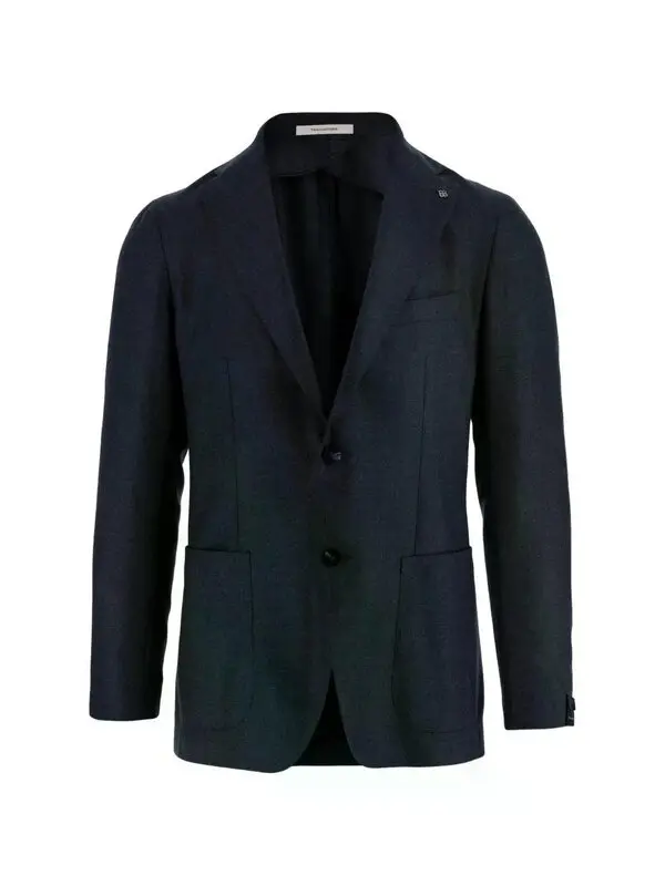Tagliatore Single-breasted Patch-pocket Blazer