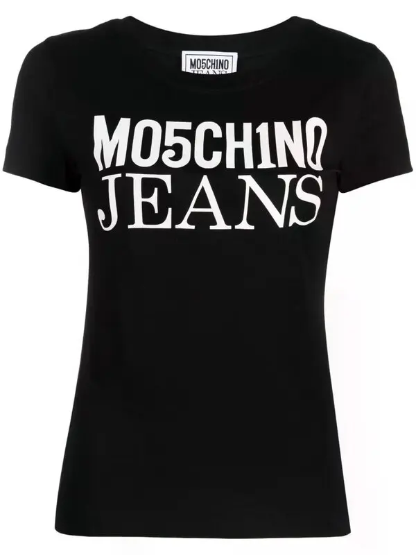 Moschino Logo Print Cotton T-shirt