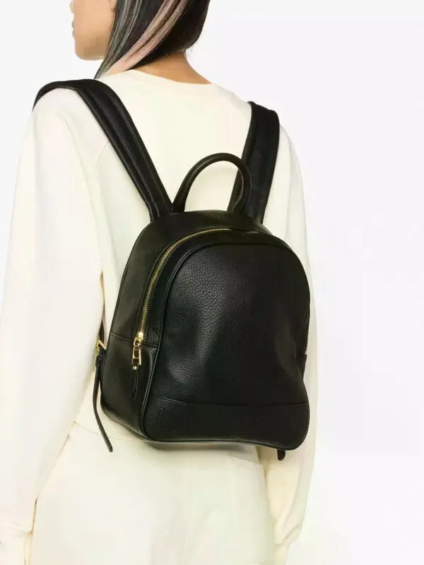 Moschino Logo-embossed Faux-leather Backpack