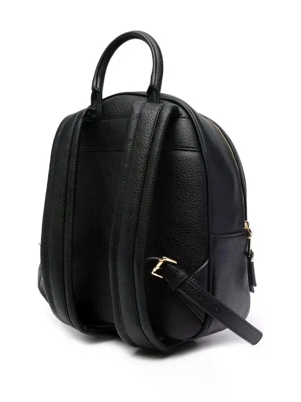 Moschino Logo-embossed Faux-leather Backpack