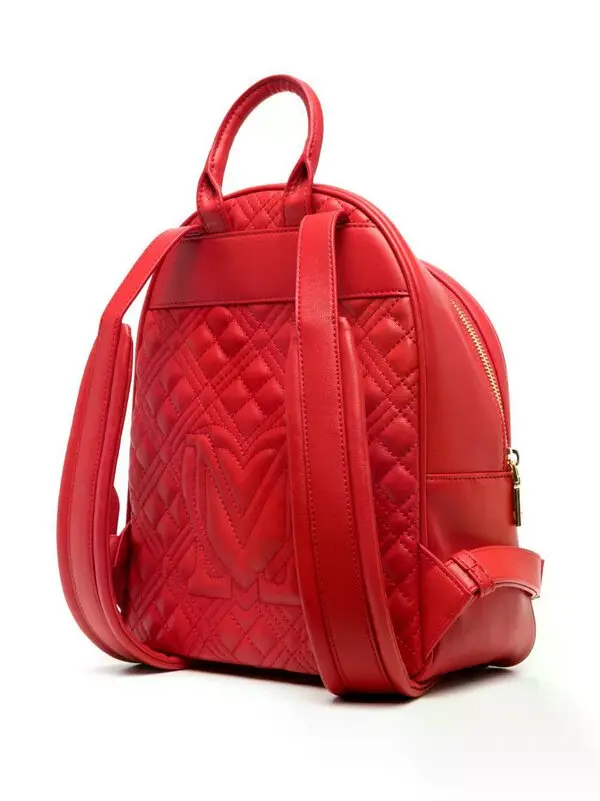 Moschino Quilted Logo-plaque Backpack
