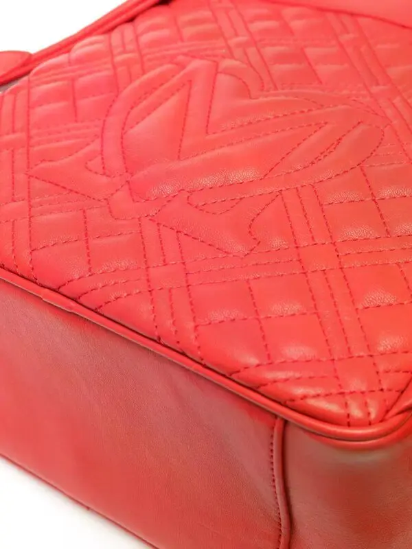 Moschino Quilted Logo-plaque Backpack