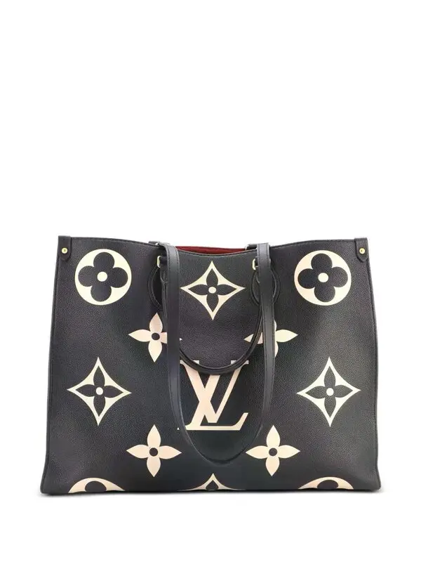 LOUIS VUITTON Monogram Empreinte Giant Gm Onthego Tote Bag - Black