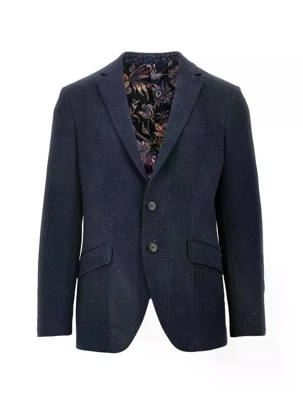 Etro Checked Single-breasted Blazer