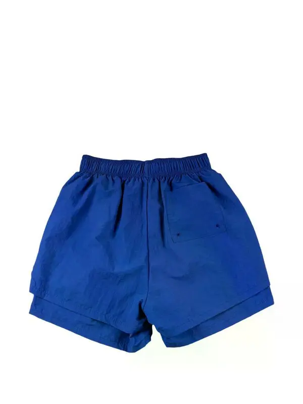 SP5DER Double-layer Logo Print Shorts