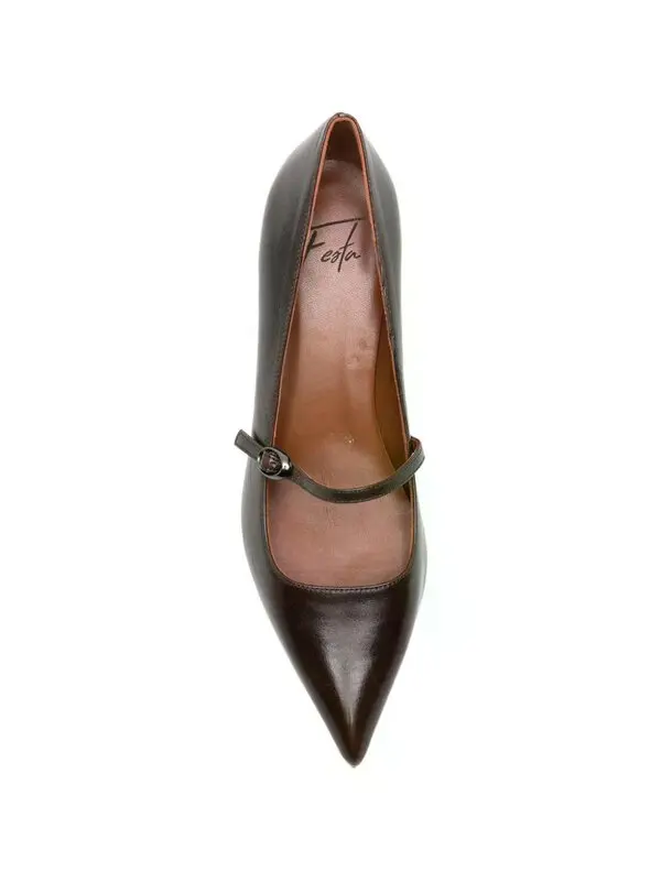 Roberto Festa Aristea Leather Pumps - Brown