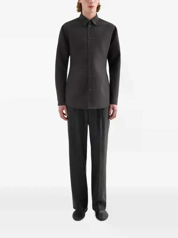 JIL SANDER Lightweight Wool Flannel Trousers