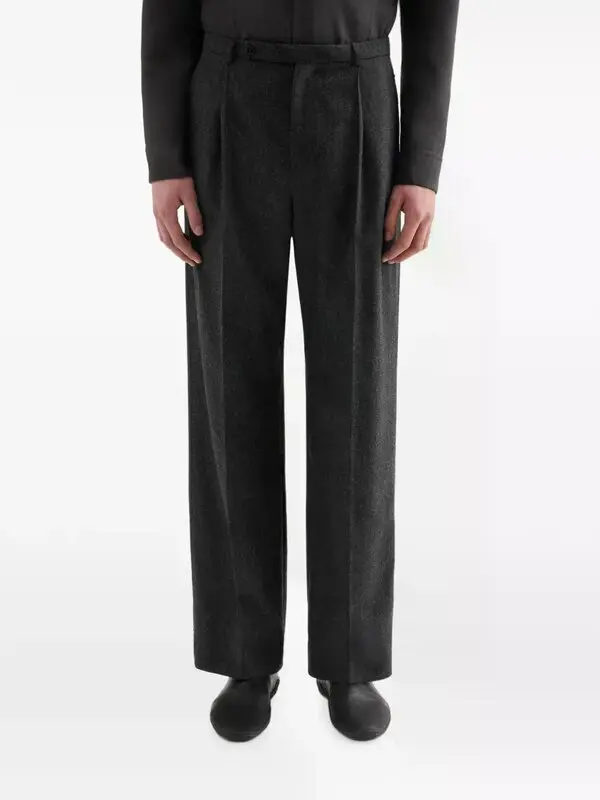 JIL SANDER Lightweight Wool Flannel Trousers