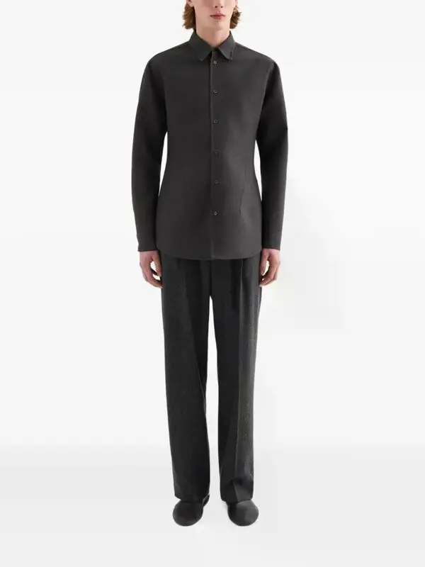 JIL SANDER Lightweight Wool Flannel Trousers