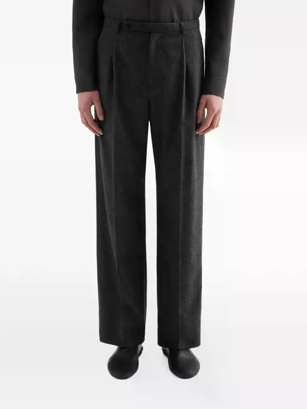 JIL SANDER Lightweight Wool Flannel Trousers