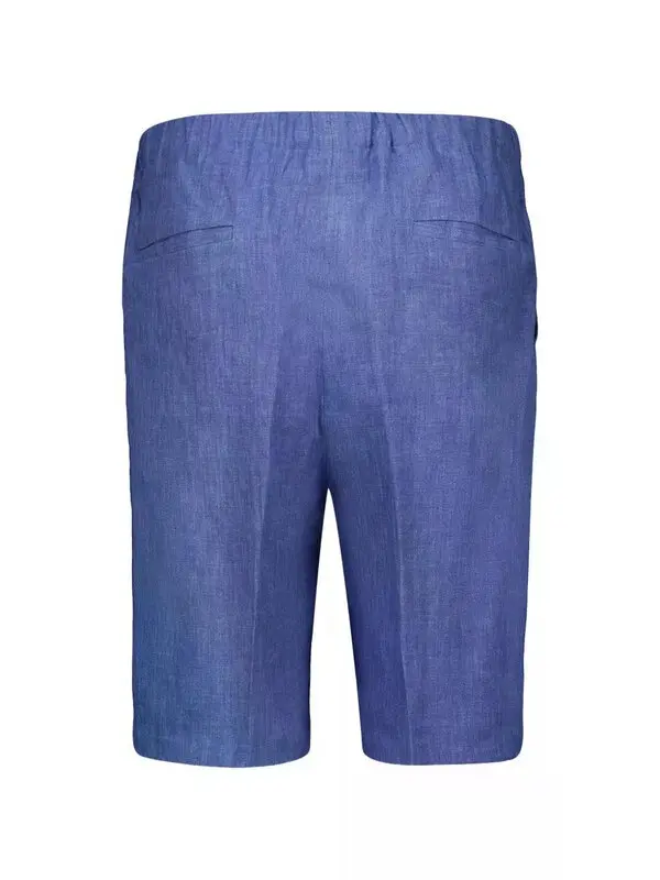 PIACENZA CASHMERE 1733 Elasticated Waist Linen Shorts