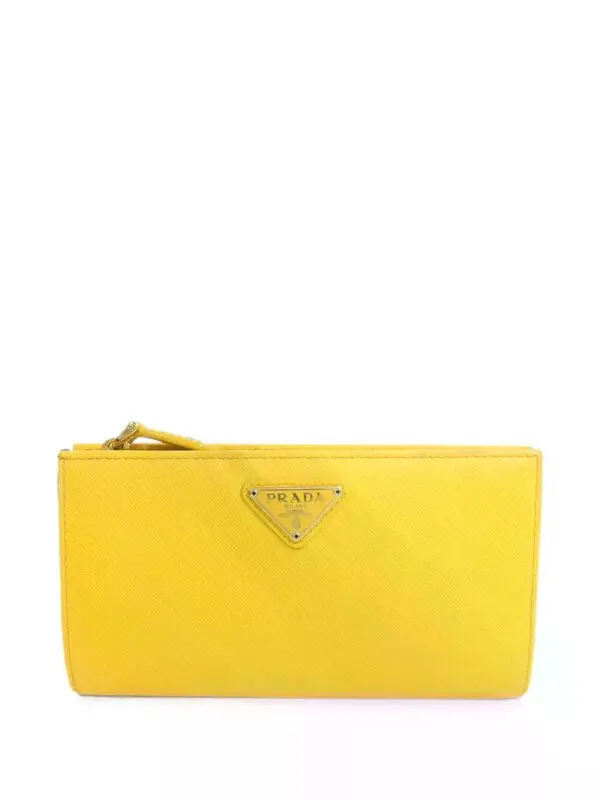 Prada Triangle-logo Leather Wallet