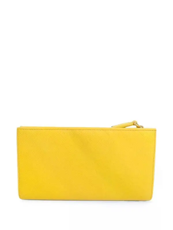Prada Triangle-logo Leather Wallet
