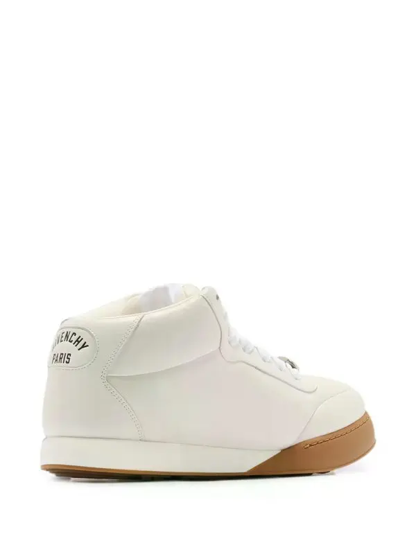 Givenchy Logo-plaque Leather Sneakers