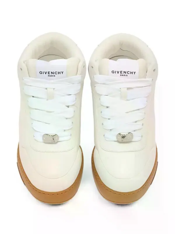 Givenchy Logo-plaque Leather Sneakers