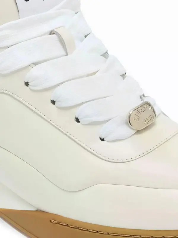 Givenchy Logo-plaque Leather Sneakers