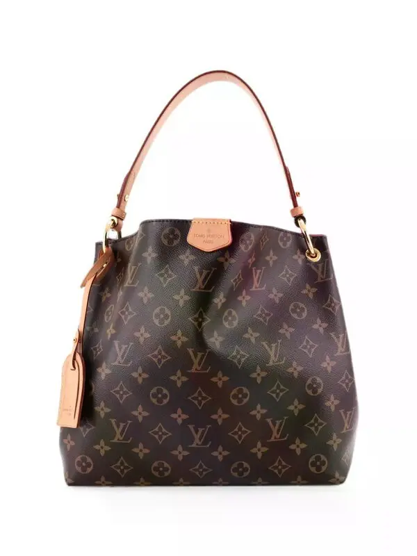 LOUIS VUITTON Graceful Handbag Monogram Canvas Pm Hobo Bag