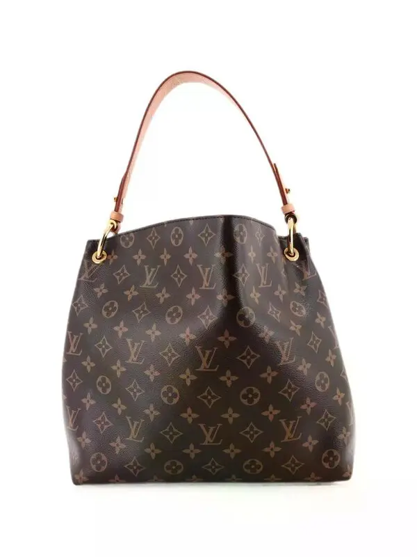 LOUIS VUITTON Graceful Handbag Monogram Canvas Pm Hobo Bag