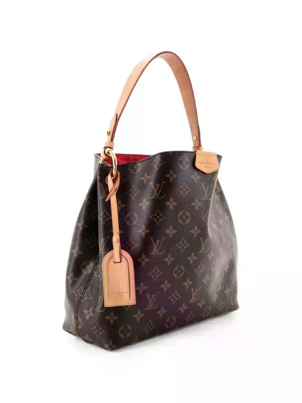 LOUIS VUITTON Graceful Handbag Monogram Canvas Pm Hobo Bag