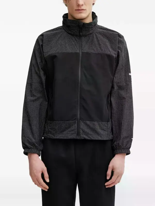 The North Face Check-panelled Zip-up Jacket
