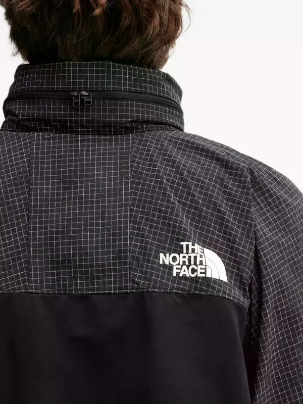 The North Face Check-panelled Zip-up Jacket
