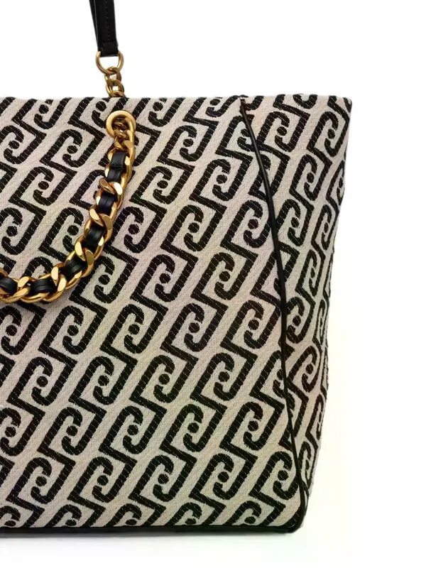 Liu Jo Large Monogram-jacquard Tote Bag