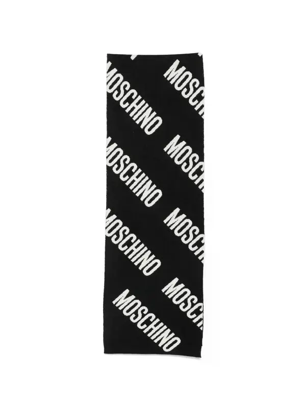 Moschino Logo-intarsia Scarf
