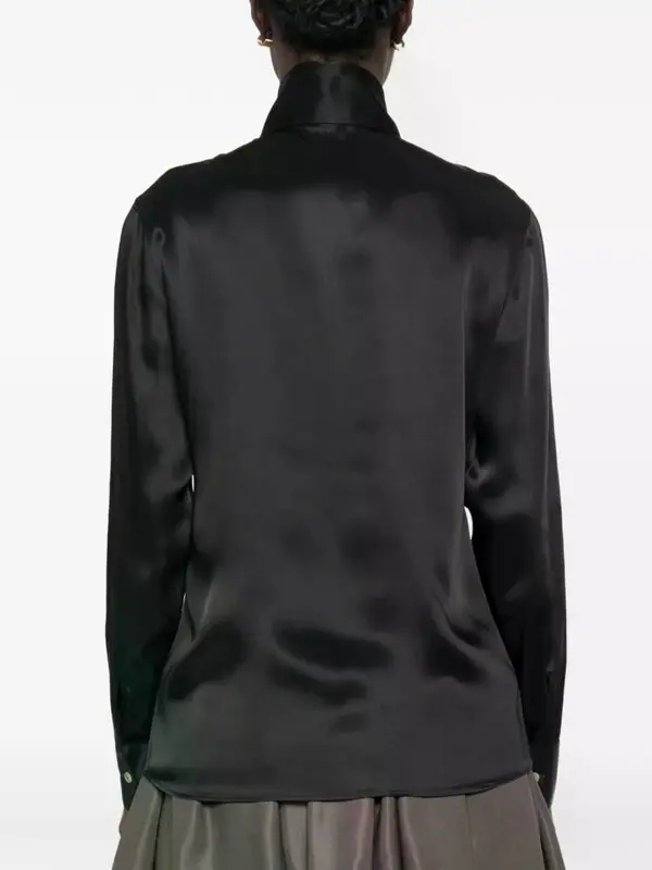 Khaite Ivy Satin Shirt